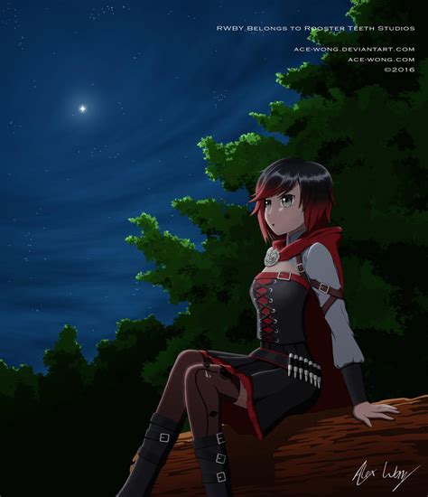 Rwby Ruby Rose Vol4 Tribute By Ace Wong On Deviantart