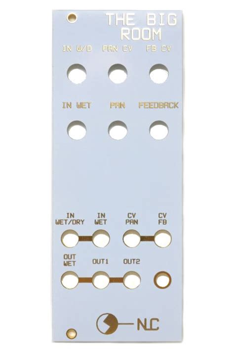 the big room vc reverb panel nonlinear circuits modular addict