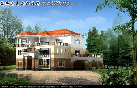 房屋设计图 楼房房屋图三层楼房图第5页大山谷图库