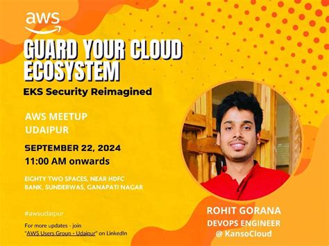 Aws Users Group Udaipur On Linkedin Aws Eks Cloudcomputing