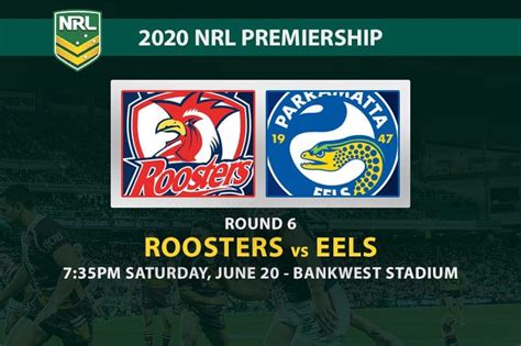 Roosters Vs Eels Betting Tips Nrl 2020 Round 6