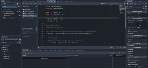 Accessing Character Speed Variable From Another Script Programming Godot Forum