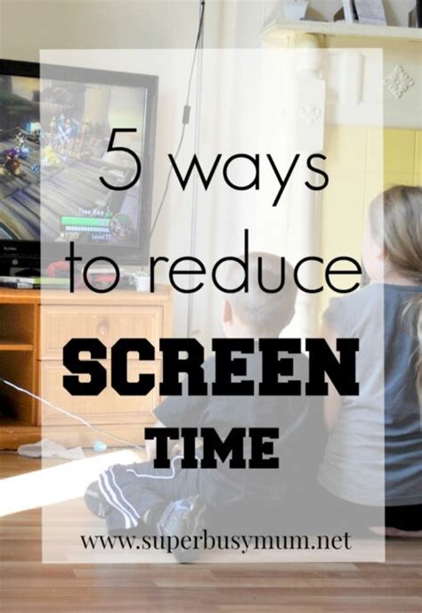 Top Tips For Reducing Screen Time Archives Super Busy Mum