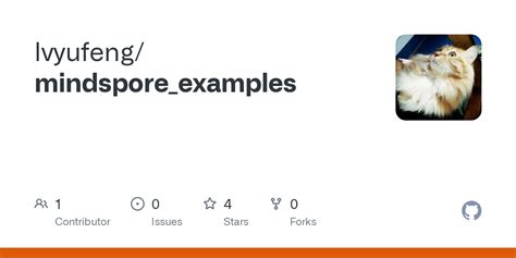 Github Lvyufengmindsporeexamples