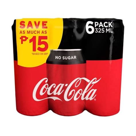 Coke Zero Multipack 325mlx6s Save 15 Shopee Philippines