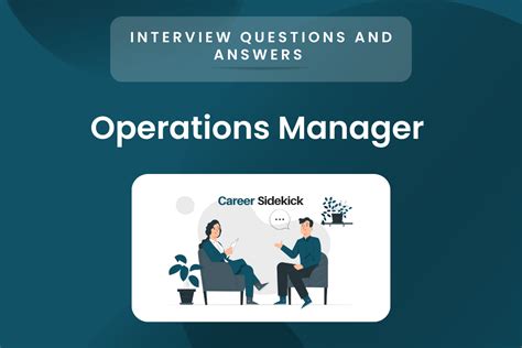 Top 15 Operations Manager Interview Questions Career Sidekick