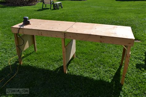 Homemade Wooden Workbenches