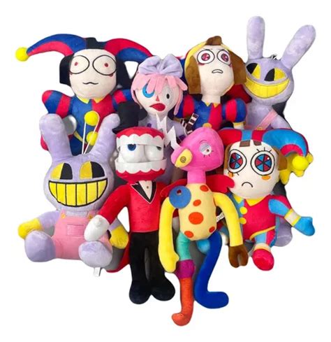 2 Peluches Circo Digital Pomni Jax Ragatha Circus Modelos Meses Sin