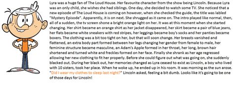 Lincoln Loud Tg Ar By Jamie260397 On Deviantart