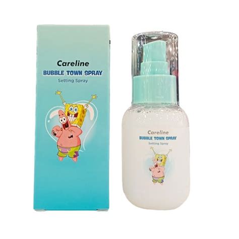 Spongebob X Careline Bubble Town Spray Setting Spray Spongebob Edition