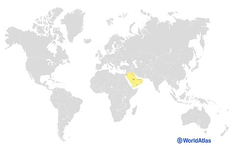 Arabian Peninsula Physical Map