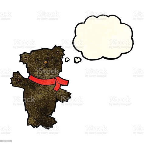 말풍선이 있는 손 흔드는 테디 블랙 곰 만화 캐릭터 2015년에 대한 스톡 벡터 아트 및 기타 이미지 2015년 귀여운