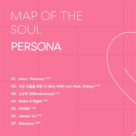 Bts Map Of The Soul Persona Album Cover