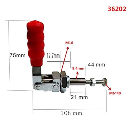 Push Pull Toggle Clamp 2pcs 180 Degree Capacity 91 Grandado