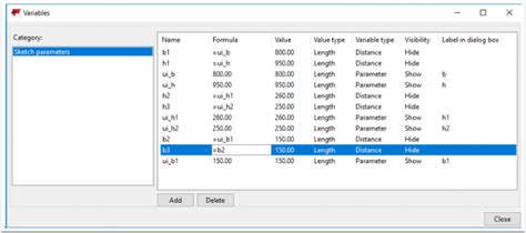 create a parametric profile by sketching closed profile example tekla user assistance