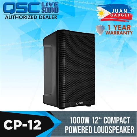 Qsc Cp W Compact Powered Speaker Jg Superstore Photography Photography Accessories
