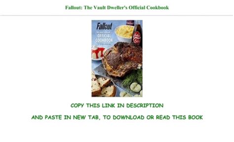 E Book Download Fallout The Vault Dwellers Official Cookbook Full Pdf