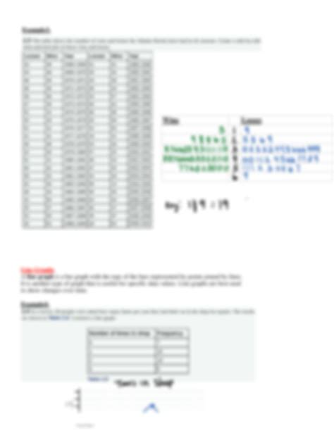 solution ch 2 1 stem and leaf graphs stemplots line graphs and bar