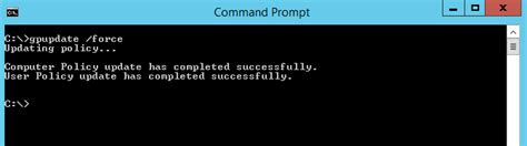 Gpupdate Force Windowstechno