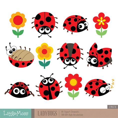 Ladybugs Clipart Etsy Ladybug Art Ladybug Crafts Clip Art