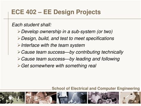 Ppt Ece Curriculum Enhancements Senior Design Experiences Powerpoint Presentation Id514859