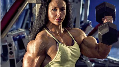 Female Hulh Heather Grace Beautiful Woman Bodybuilding Fitness Model