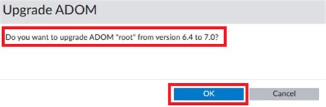 Troubleshooting Tip Adom Upgrade Fails With Error Fortinet Community