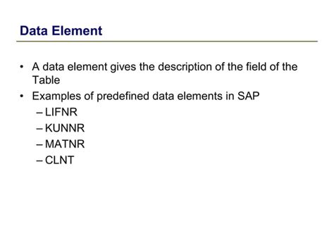 Sap Abap Data Dictionary Pdf