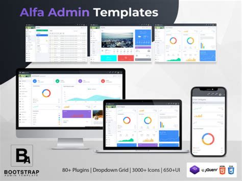 Most Powerful Bootstrap Admin Template UI Framework Alfa
