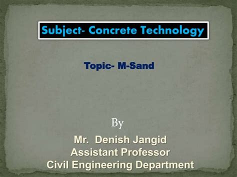 M Sand Difference Between River Sand And M Sand And Manufactured Sand