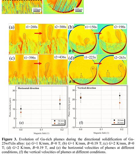 The Morphologies Of Dendritic Structure And Ga Rich Plumes Of