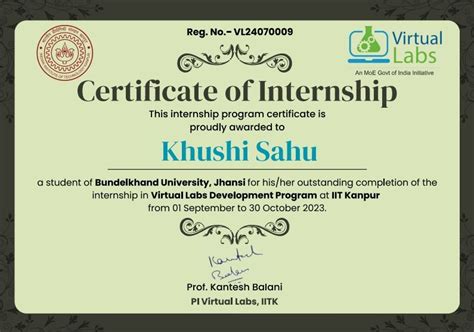 Khushi Sahu On Linkedin Virtualinternship Iit Achievement Learningjourney Skilldevelopment