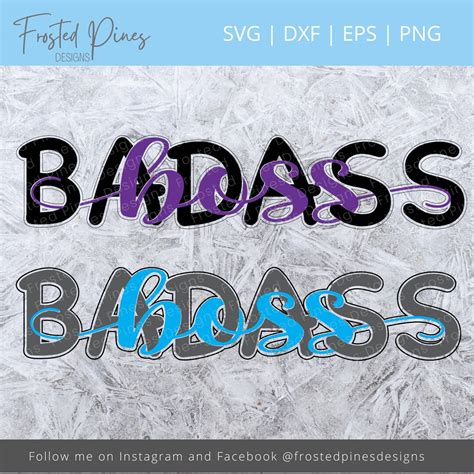 Badass Boss Svg Badass Svg Svg Badass Boss Funny Svg