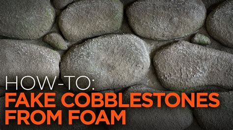 How To Make A Realistic Cobblestone Wall From Foam