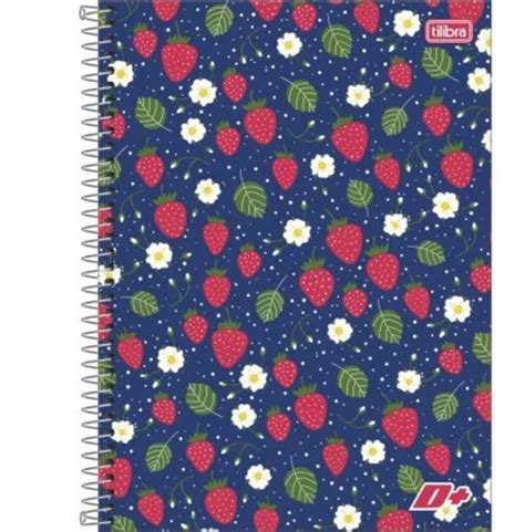 Caderno Espiral Capa Dura Universit 1m D Feminino 96 Fls