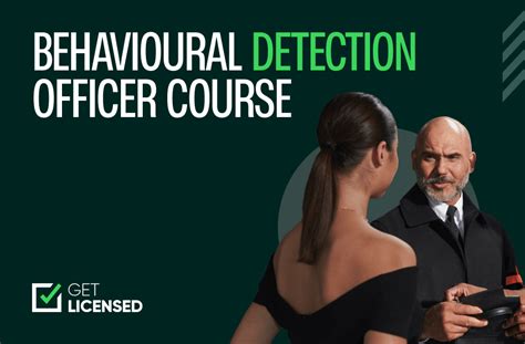 Behavioural Detection Officer Course Get Licensed