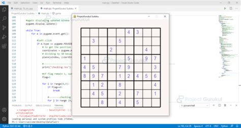 Create Sudoku Game In Python Source Code Included Project Gurukul