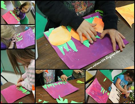 Art Room 104 1st Grade Crazy Pumpkins Part 1