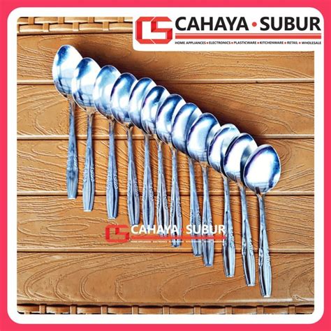 Jual Sendok Garpu Makan Stainless Steel Murah Meriah Isi 12pcs