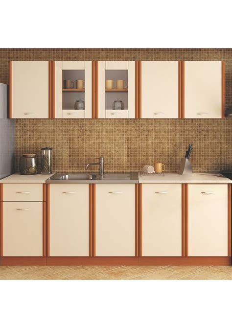 Модули за кухня Мика долен ред крем с чери МЕБИО