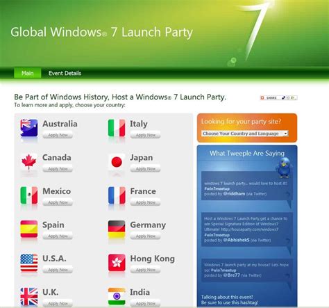 Host A Windows 7 Launch Party And Get Windows 7 Ultimate For Free GHacks Tech News