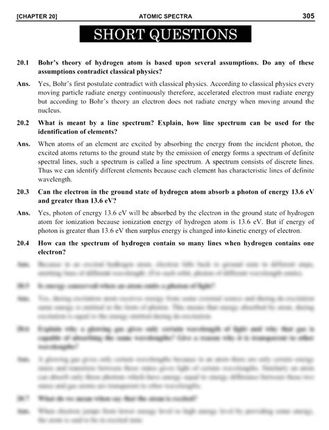 Solution Class 12th Physics Chapter Atomic Spectra Complete Smart