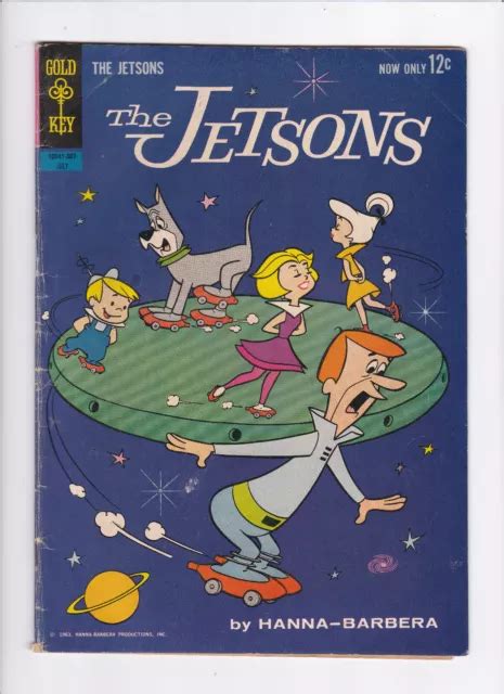 Jetsons 4 1963 Gd Gold Key Hanna Barbera Skating Cover £1582