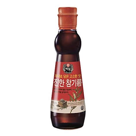 백설 제대로 담은 고소한 맛 진한 참기름 320ml 꽃마usa