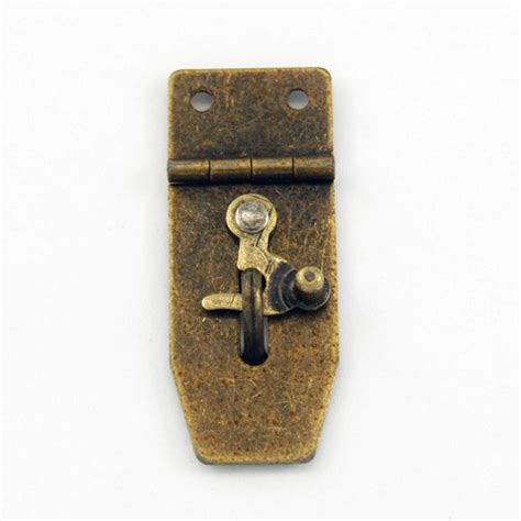 Antique Brass Hasps And Hooks Small Box Hardware