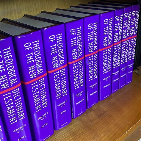Theological Dictionary Of The New Testament By Geoffrey W Bromiley