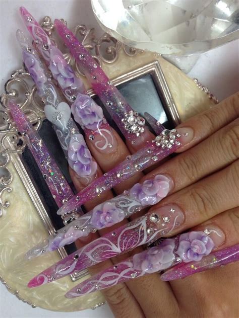 Hime Hime Star Photo Crazy Nails Funky Nails Dope Nails Bling Nails