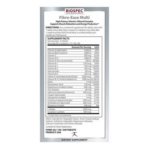 Fibro Ease Multi Biospec