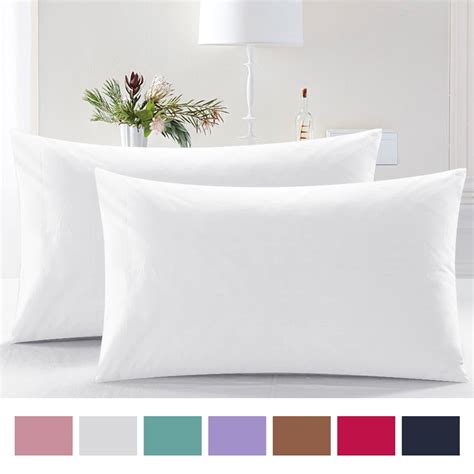 Pillowcase Set Of 2 Pillow Cases Soft Cotton Bed Pillow Covers Standard