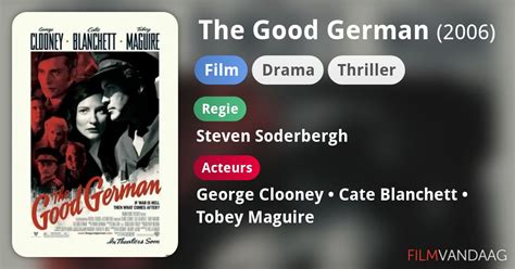 The Good German Film 2006 FilmVandaag Nl